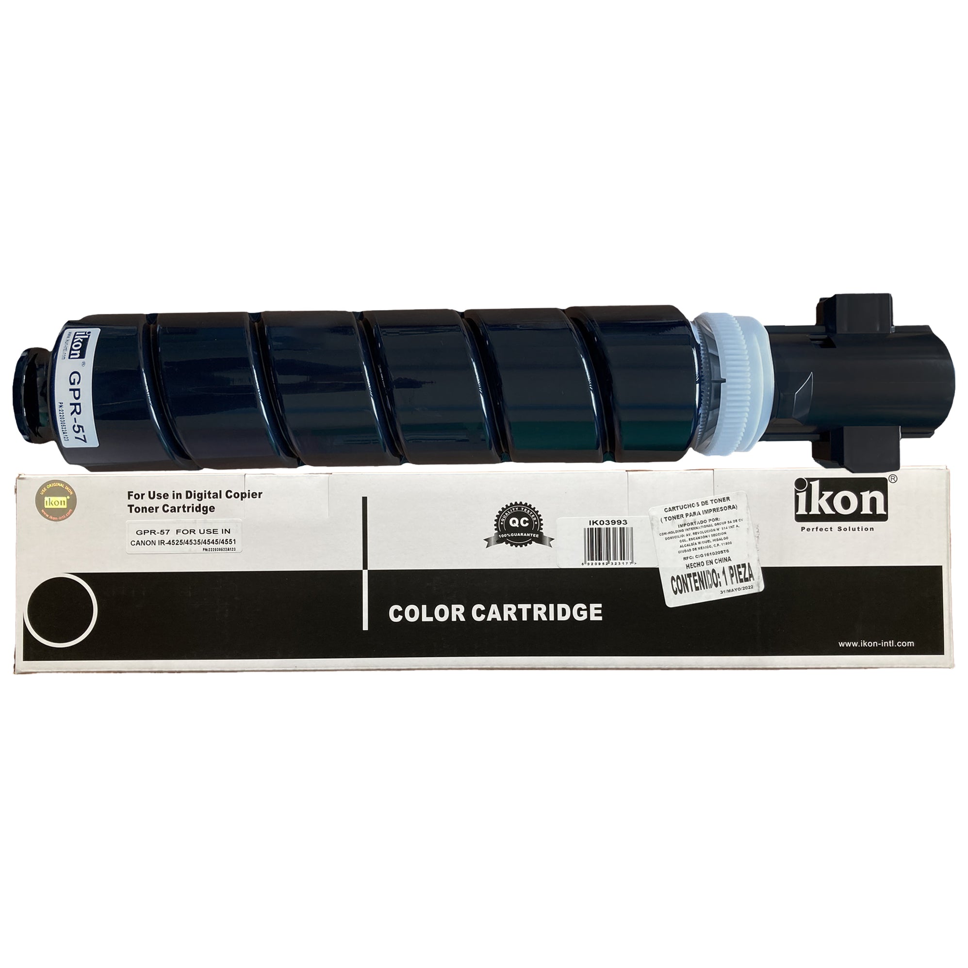 Cartucho de toner NEGRO IKON Compatible Canon GPR-57 | Ikon México ...